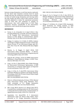Novel Global Elmore Delay Optimized Model with Improved Elmore Delay ...