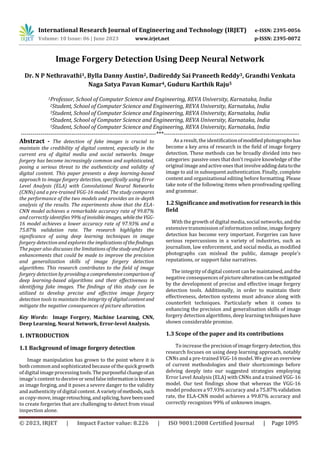 Image Forgery Detection Using Deep Neural Network | PDF