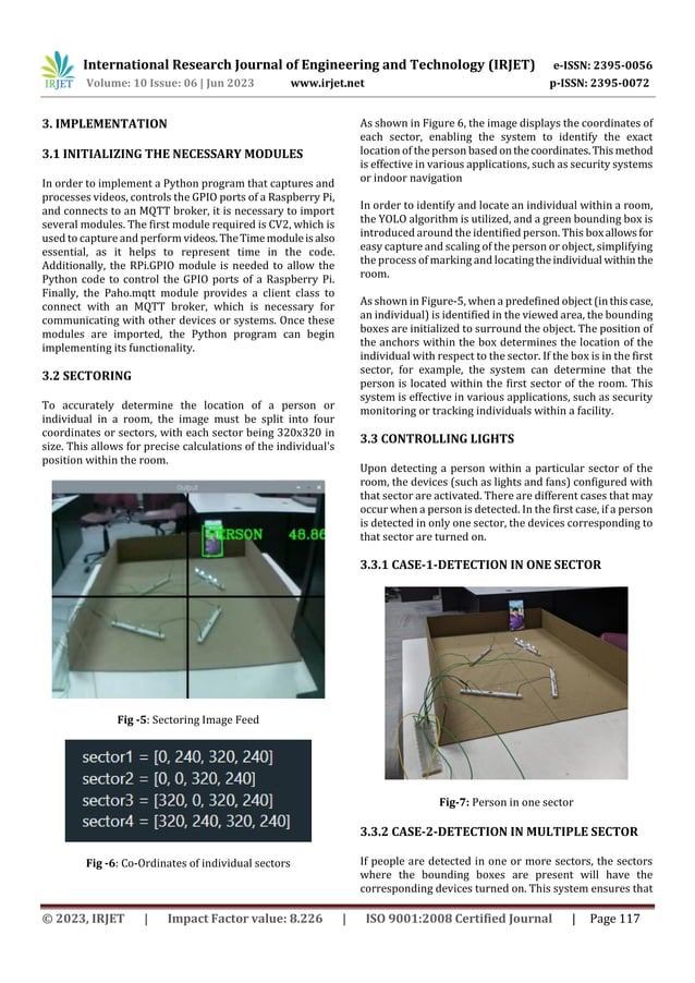 DYNAMIC ENERGY MANAGEMENT USING REAL TIME OBJECT DETECTION | PDF | Internet of Things | Internet