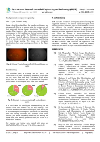 Diabetic Retinopathy detection using Machine learning | PDF