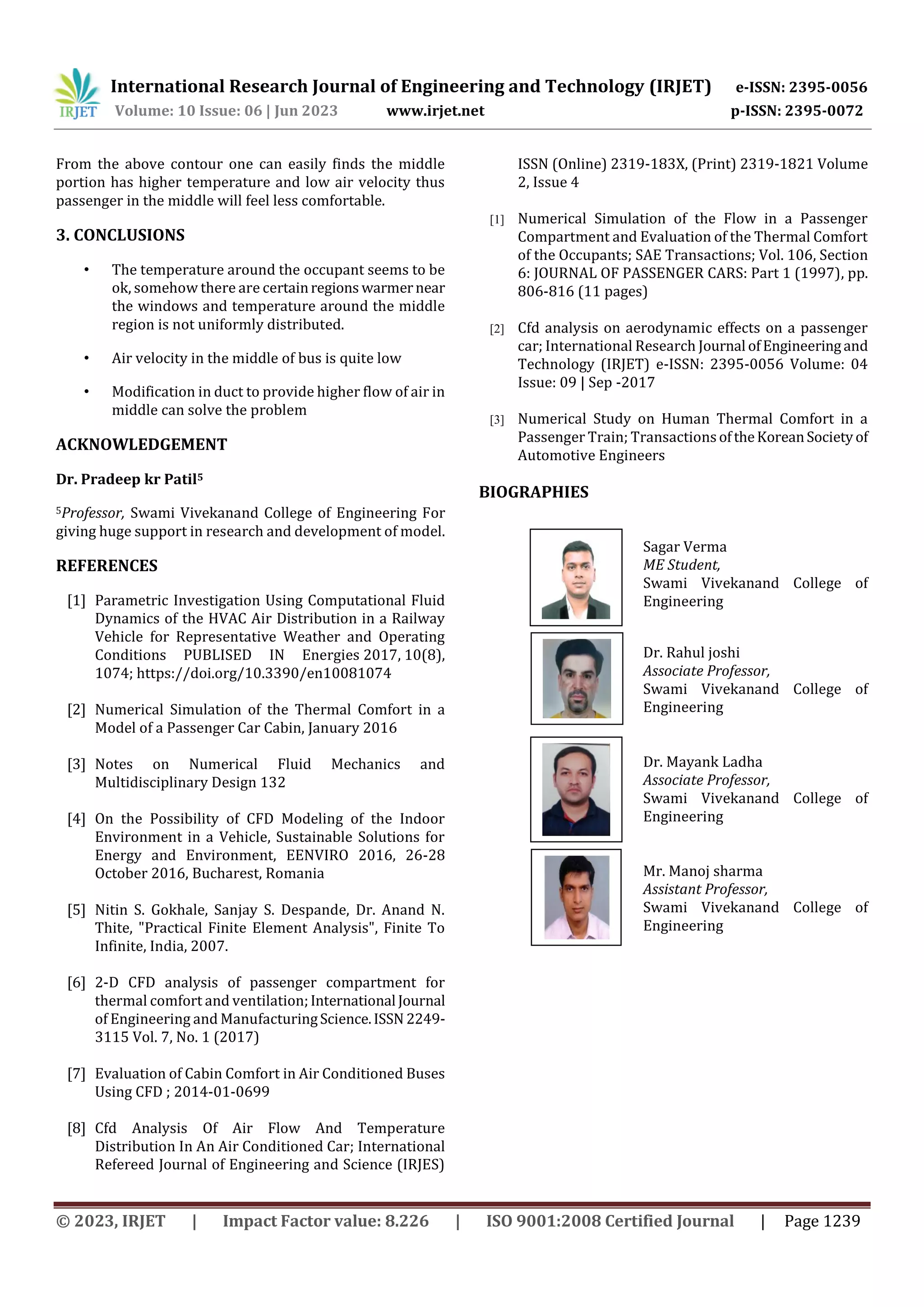 CFD modelling calculation and simulation of bus | PDF