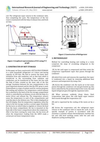 Hot and Cold Storage using Waste Heat Recovery System | PDF