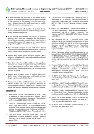 Backstay Effect Due to Podium Structure Interaction | PDF