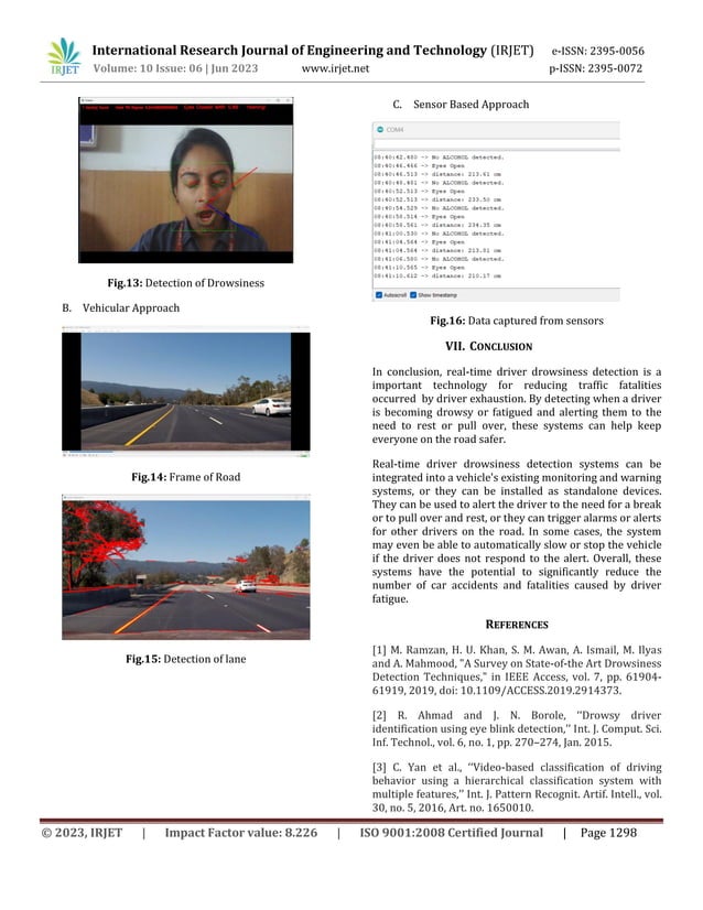 Real Time Driver Drowsiness Detection Hybrid Approach Pdf