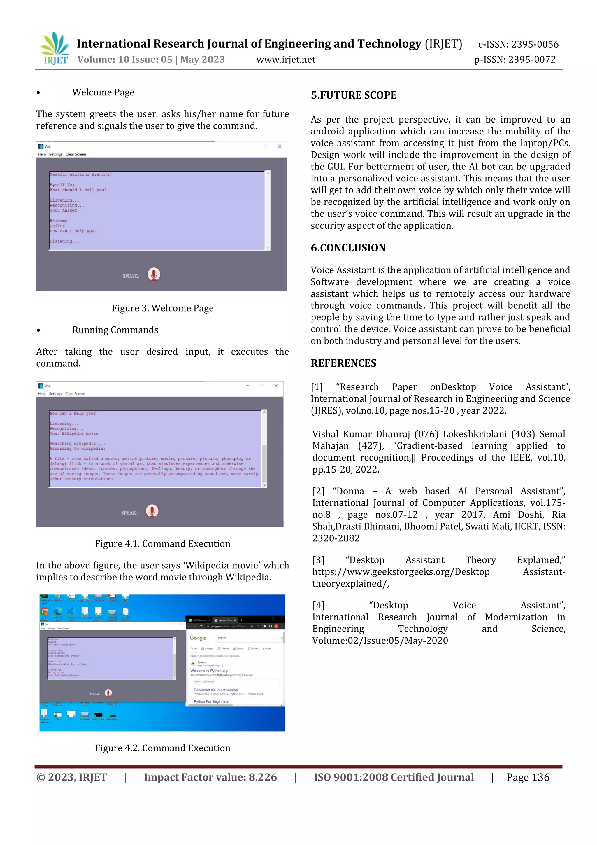 VOX – A Desktop Voice Assistant | PDF | Consumer Electronics ...