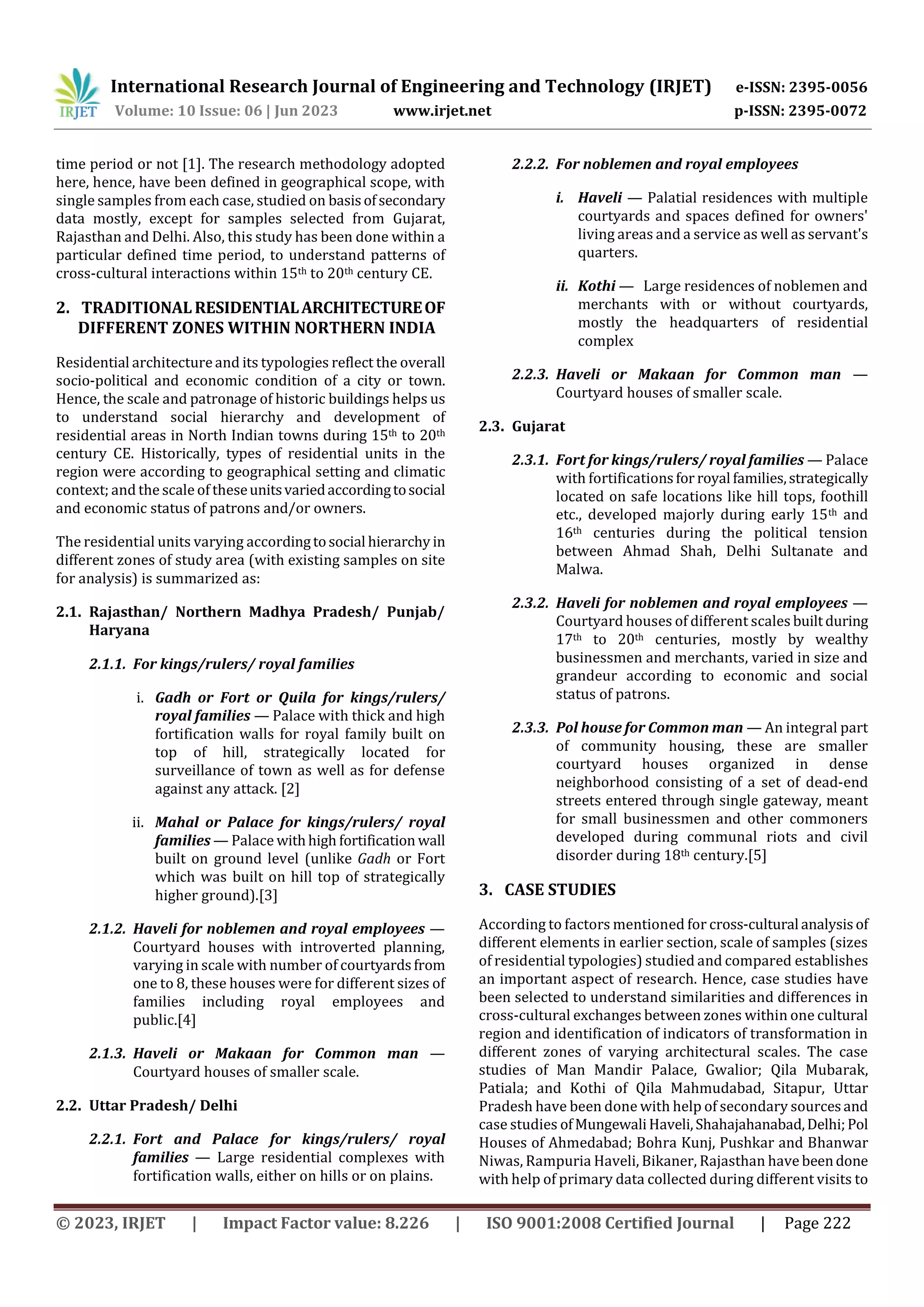 Cross-Cultural Influences in Traditional Residential Architecture of ...