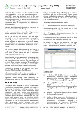 HUFFMAN CODING ALGORITHM BASED ADAPTIVE NOISE CANCELLATION | PDF