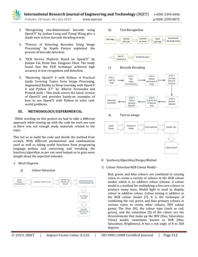 Implementation Of Computer Vision Applications Using Opencv In C Pdf
