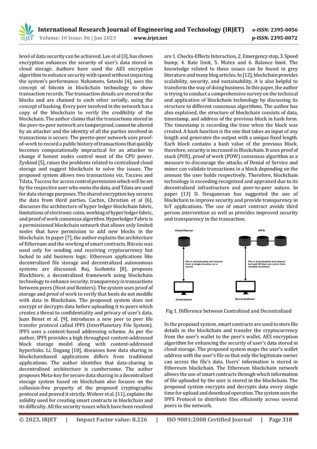 CLOUD STORAGE AND RETRIEVAL USING BLOCKCHAIN | PDF