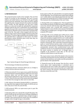 CLOUD STORAGE AND RETRIEVAL USING BLOCKCHAIN | PDF