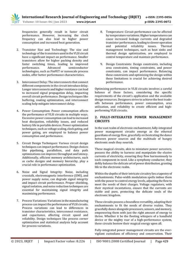 Circuit Approaches for VLSI in Internet-of-Things Applications | PDF