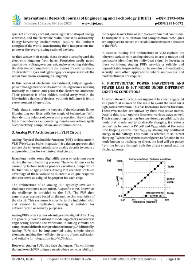 Circuit Approaches for VLSI in Internet-of-Things Applications | PDF
