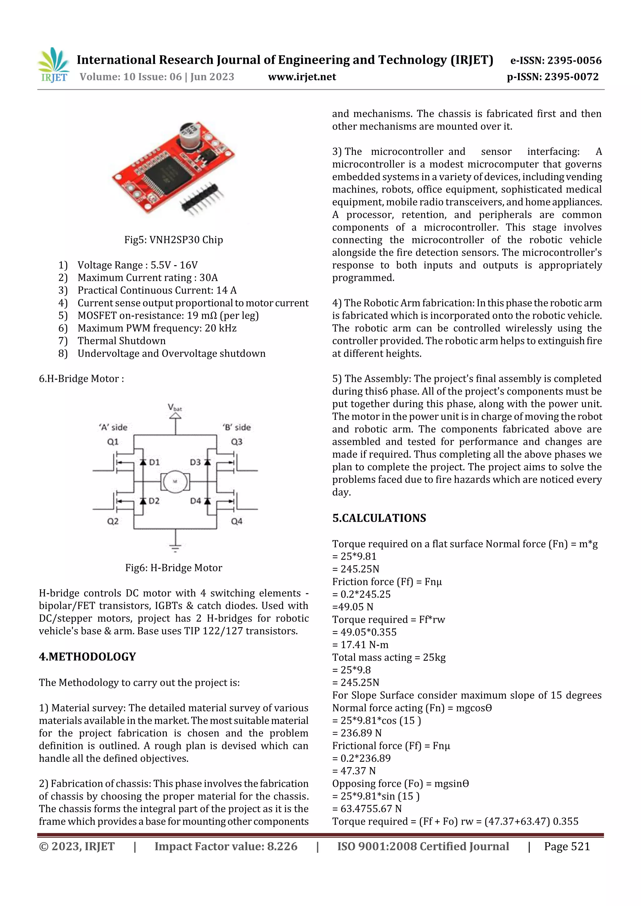 360 Degree Automated Fire Fighting Robotic Platform | PDF