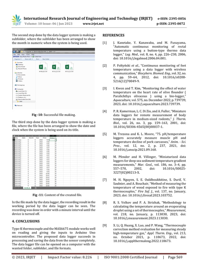 Design Of Temperature Data Logger Using Thermocouple Pdf Computer