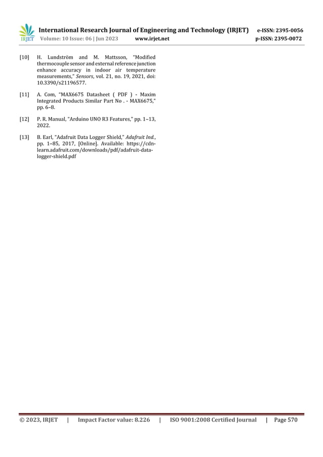 Design Of Temperature Data Logger Using Thermocouple Pdf Computer