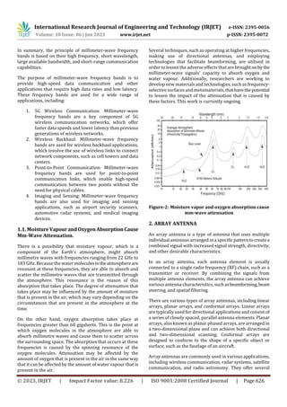 ANALYSIS OF ANTENNA ARRAYS FOR MILLIMETER WAVE COMMUNICATION | PDF
