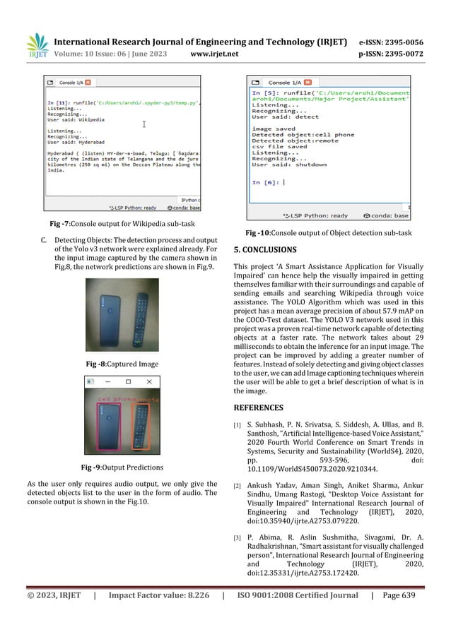 A Smart Assistance for Visually Impaired | PDF