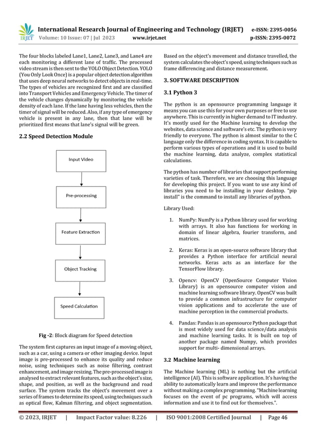 Traffic Management system using Deep Learning | PDF | Auto Safety Technologies | Auto Technology