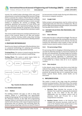 Predicting Flood Impacts: Analyzing Flood Dataset using Machine ...