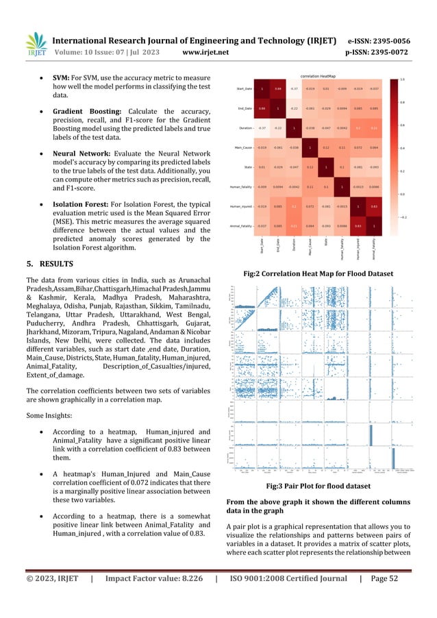 Predicting Flood Impacts Analyzing Flood Dataset Using Machine