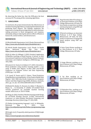 Predicting Flood Impacts: Analyzing Flood Dataset using Machine ...