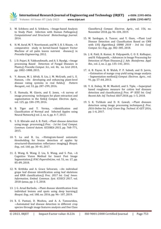 PLANT DISEASE IDENTIFICATION FROM INDIVIDUAL LESIONS AND SPOTS | PDF