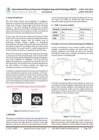 Enhancing Lung Cancer Detection with Deep Learning: A CT Image ...