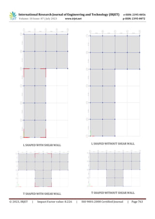 “Comparative Study of G+16 Building Regular and Irregular buildings Design with Shear wall and ...