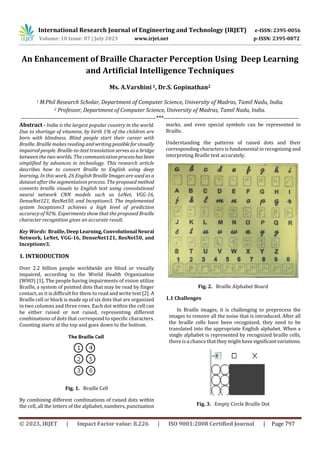 An Enhancement of Braille Character Perception Using Deep Learning and ...
