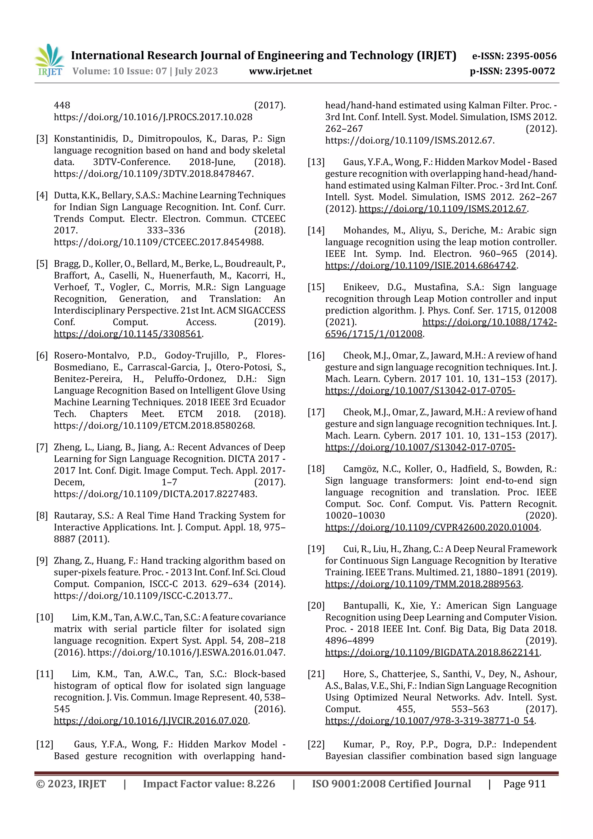 Real Time Sign Language Translation Using Tensor Flow Object Detection | PDF
