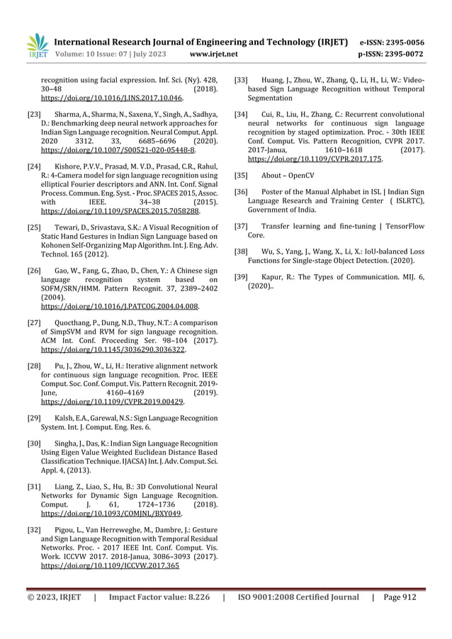 Real Time Sign Language Translation Using Tensor Flow Object Detection ...
