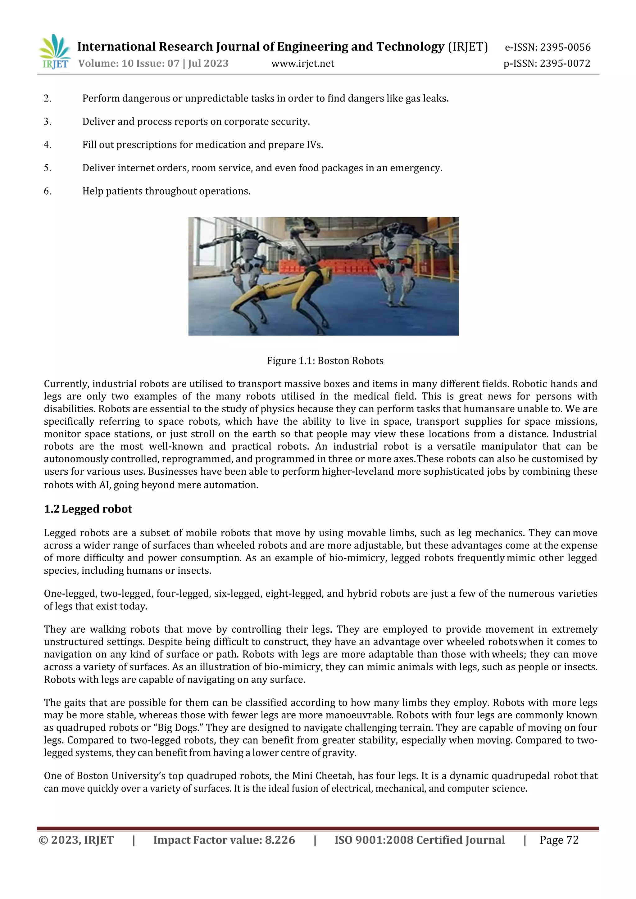 MODEL PREDICTIVE CONTROL BASED JUMPINGOF ROBOTIC LEG ON A PARTICULAR ...