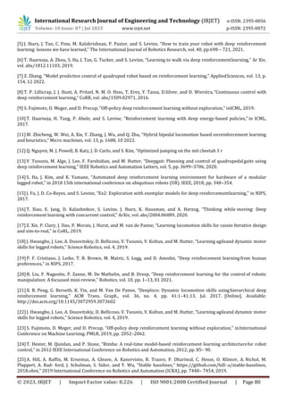 MODEL PREDICTIVE CONTROL BASED JUMPINGOF ROBOTIC LEG ON A PARTICULAR HEIGHT USING REINFORCEMENT ...