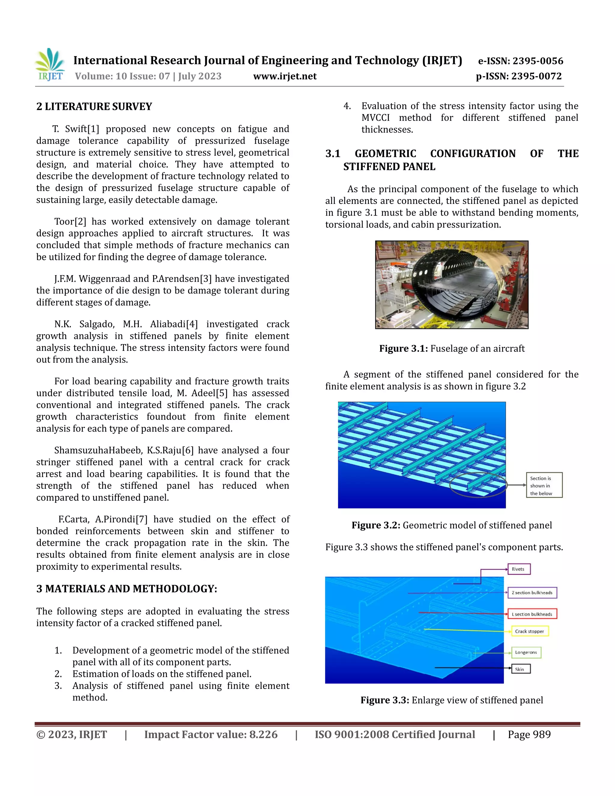 Fail Safe Design of Skin and Bulkhead of an Aircraft Stiffened Panel by ...