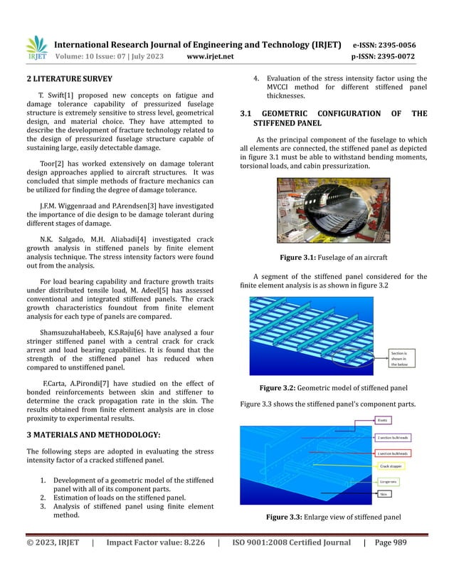 Fail Safe Design of Skin and Bulkhead of an Aircraft Stiffened Panel by ...