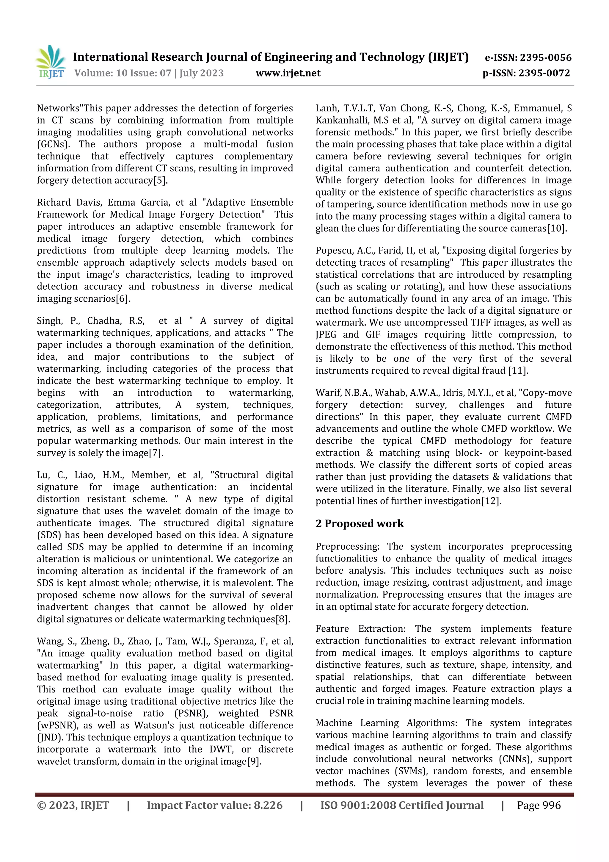 ERROR LEVEL ANALYSIS IN IMAGE FORGERY DETECTION | PDF