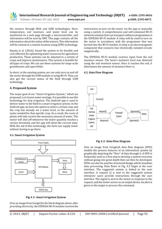 Smart Irrigation System Using IOT | PDF