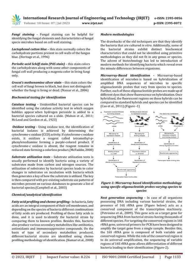 Isolation and identification of protease producing bacteria | PDF