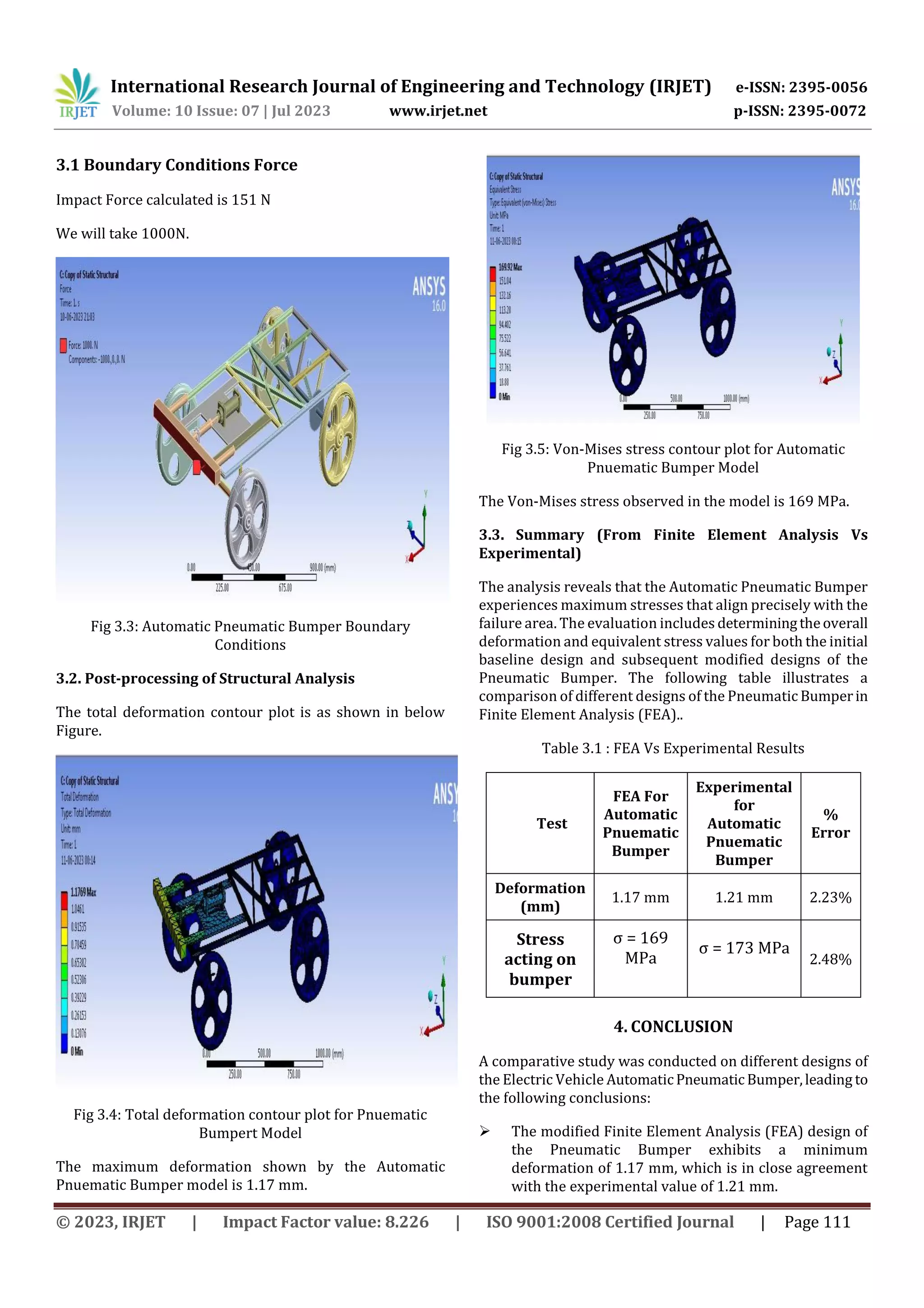 DESIGN ANDDEVELOPMENT OF AUTOMATIC PNEUMATIC BUMPER | PDF | Performance ...