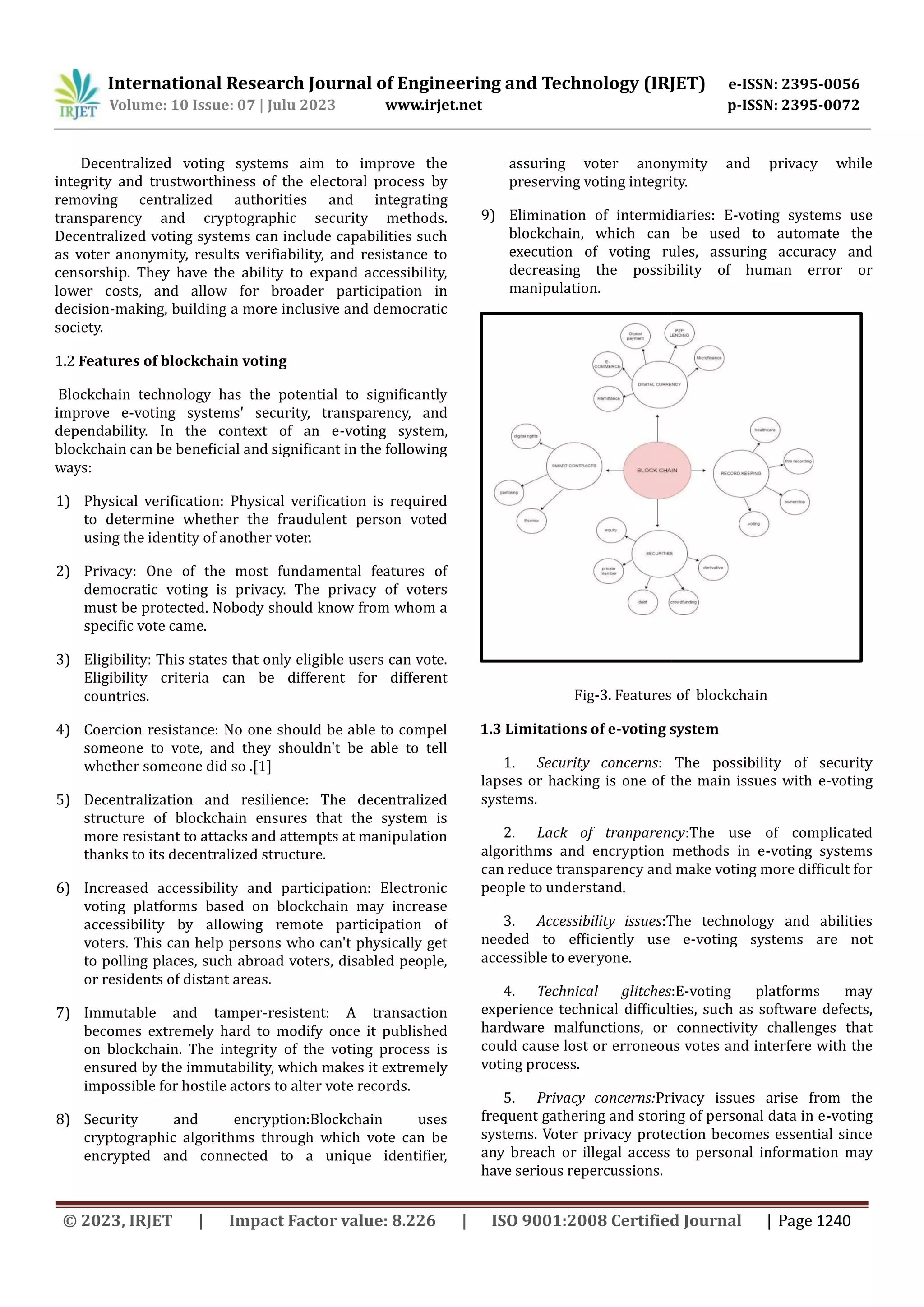 A Study On Decentralized Voting System | PDF
