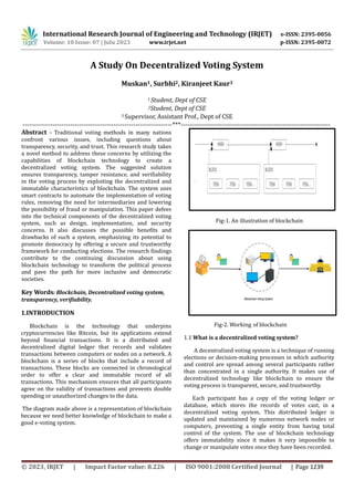 A Study On Decentralized Voting System | PDF