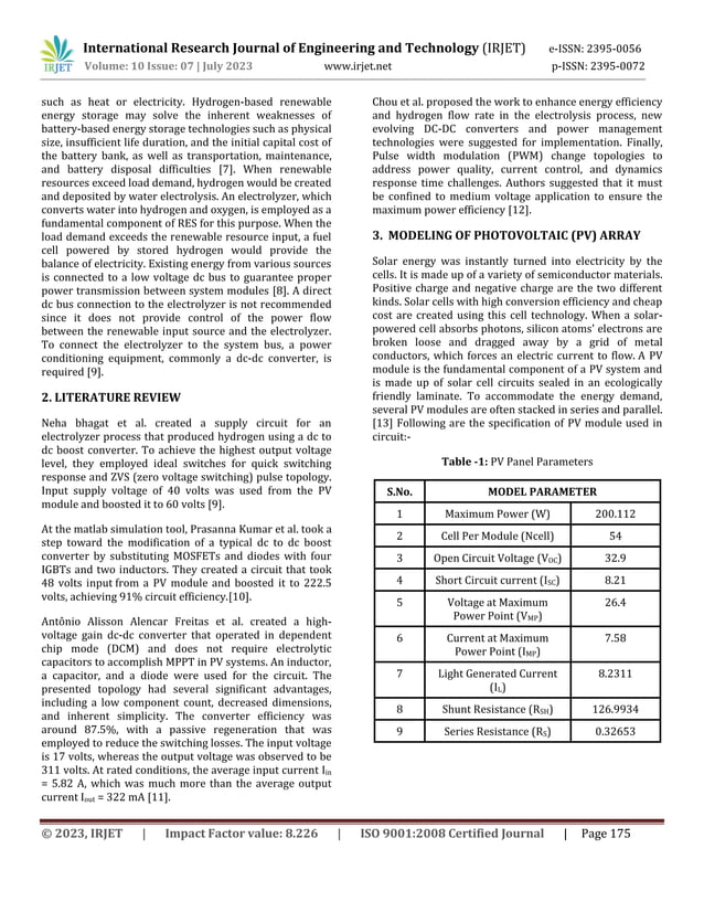 FORMULATION AND EXECUTION OF A DC TO DC BOOST CONVERTER WITH NON ...
