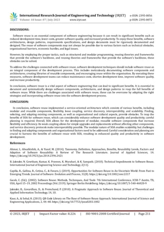 Approaches and Challenges of Software Reusability: A Review of Research Literature | PDF