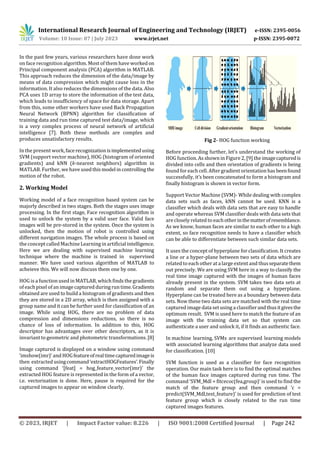 Face Recognition Based on Image Processing in an Advanced Robotic System | PDF