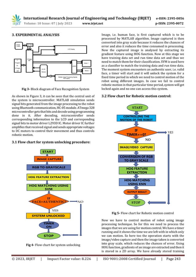 Face Recognition Based On Image Processing In An Advanced Robotic System Pdf