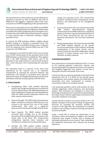 Flexural Analysis of RC Beam Strengthened with Side Near Surface Mounted-CFRP Techniques | PDF ...