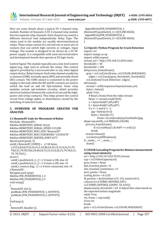 Design and Fabrication of In-Pipe Inspection Robot for Crack Analysis ...