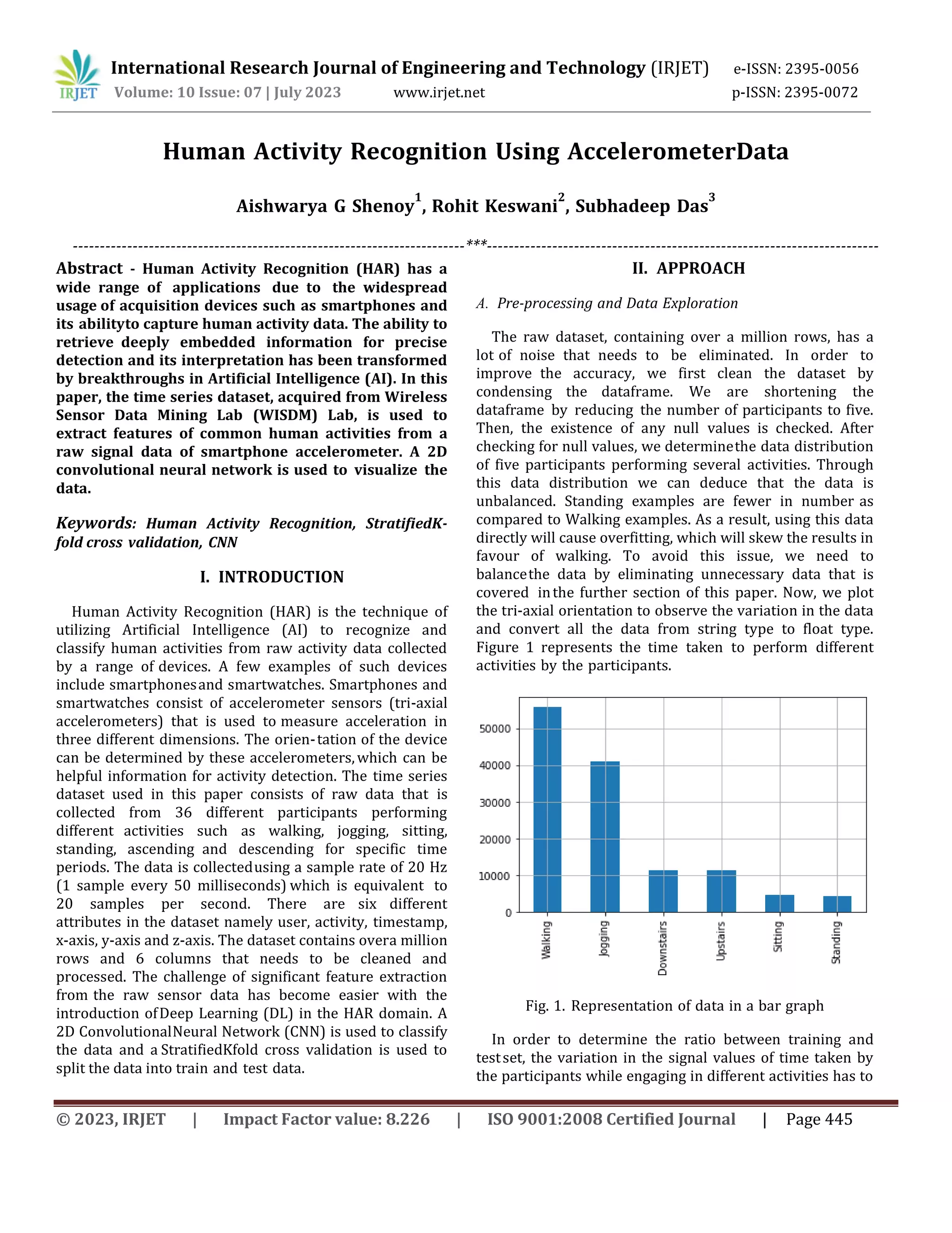 Human Activity Recognition Using AccelerometerData | PDF