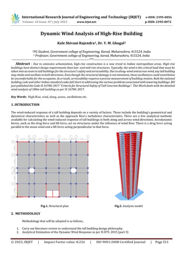 Dynamic Wind Analysis of High-Rise Building | PDF | Civil Engineering ...