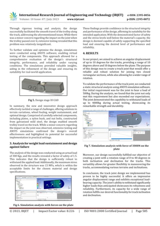 Design for Overcoming Terrain Variation and Wheel Fouling in Track Systems | PDF